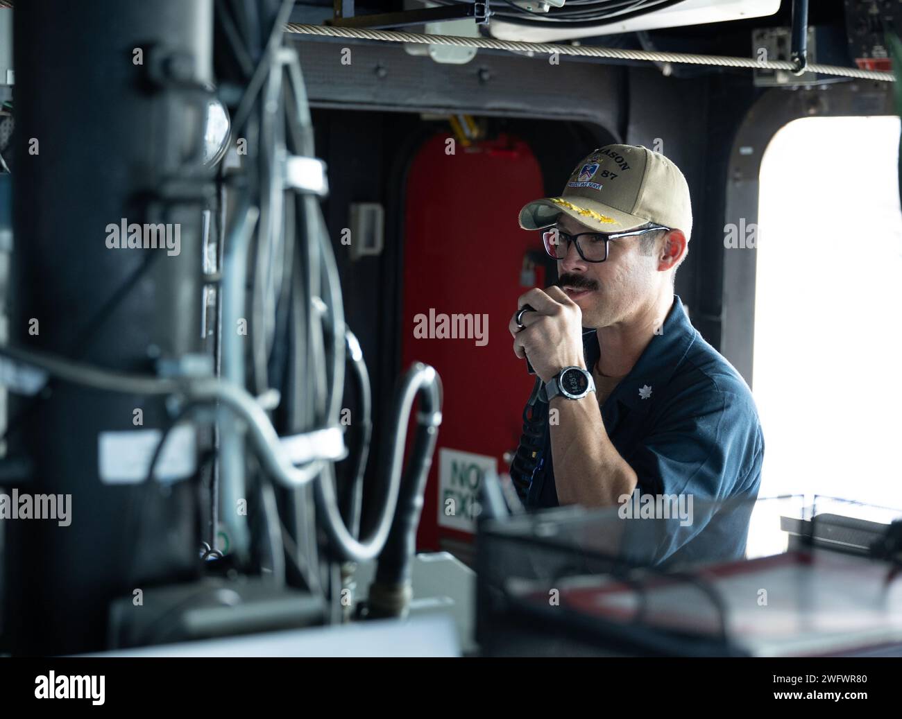 240105-N-CK669-2034 RED SEA (Jan. 05, 2024) Cmdr. Justin Smith ...