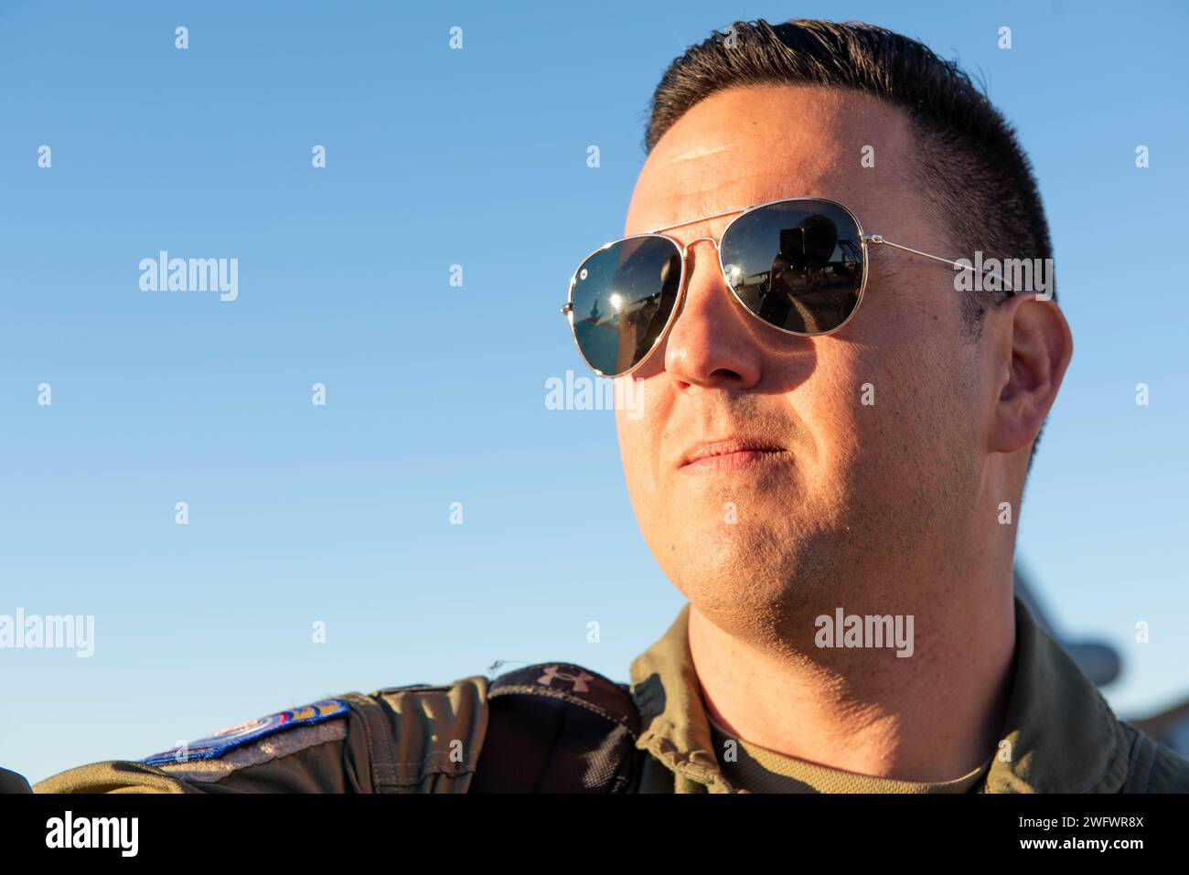 U.S. Air Force Lt. Col. Andrew Baer, 9th Air Refueling Squadron ...