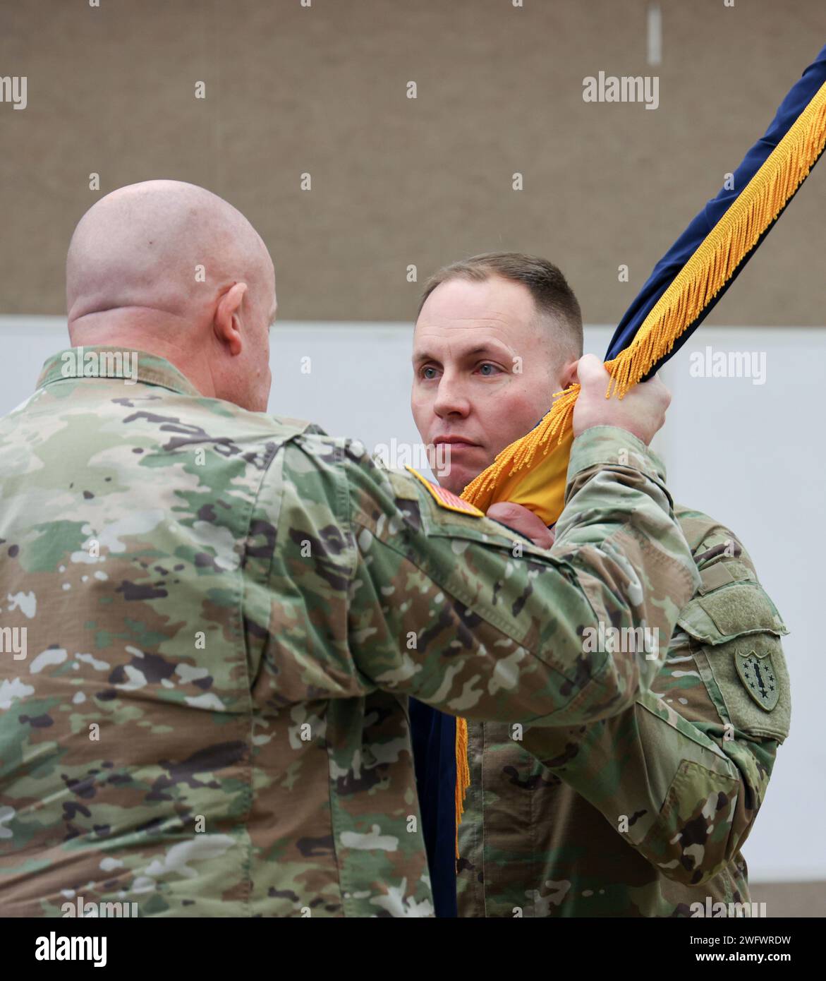 Command Sgt. Maj. Caleb Smith, incoming senior enlisted advisor, 54th ...