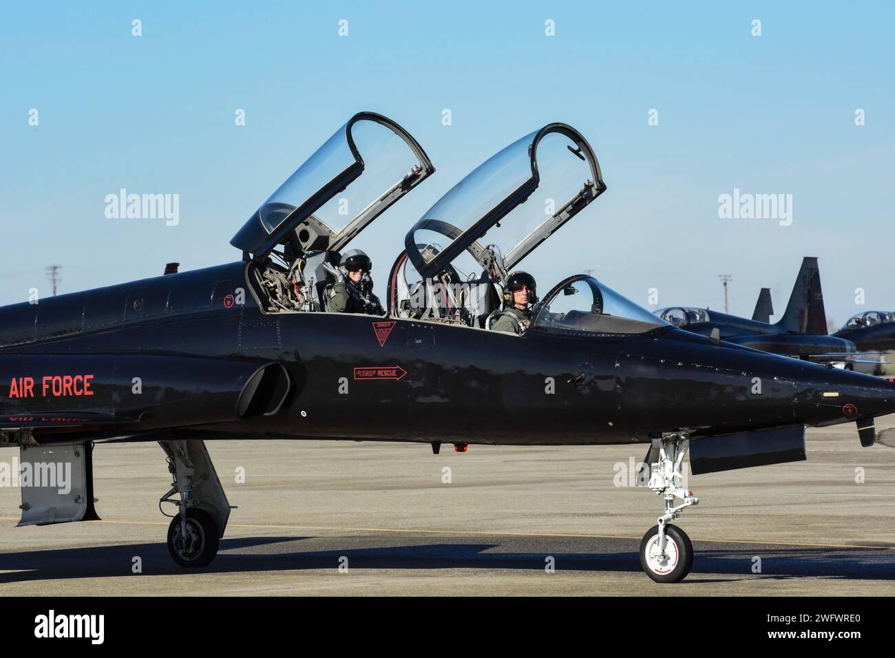 A U.S. Air Force T-38 Talon from the 1st Reconnaissance Squadron ...
