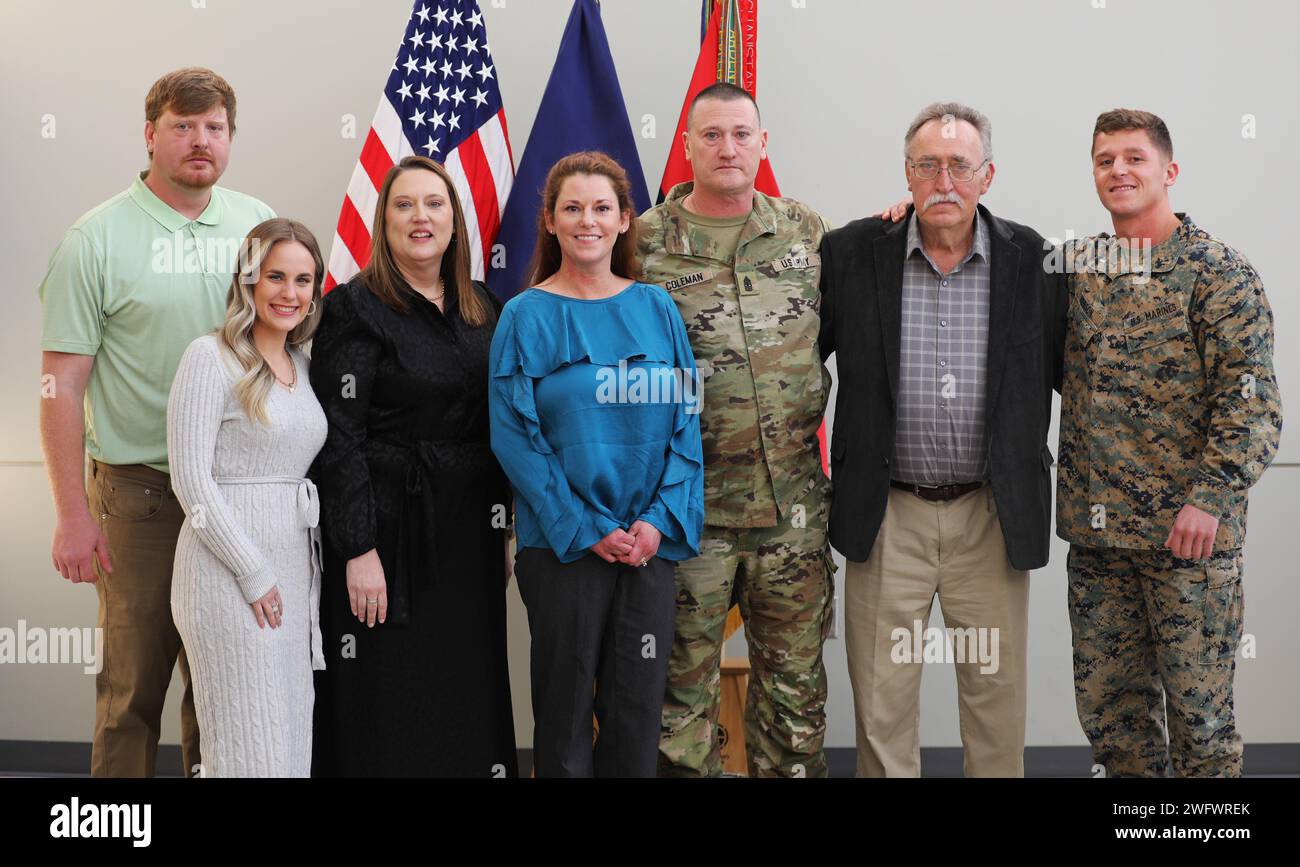 Sgt. Maj. Christopher Coleman was promoted to his current rank by both ...