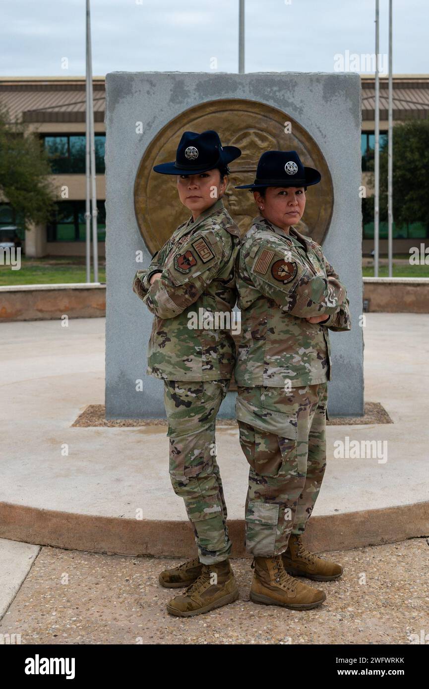 Military Training Instructors Tech. Sgt. Shenan Six-Begay and Tech. Sgt ...