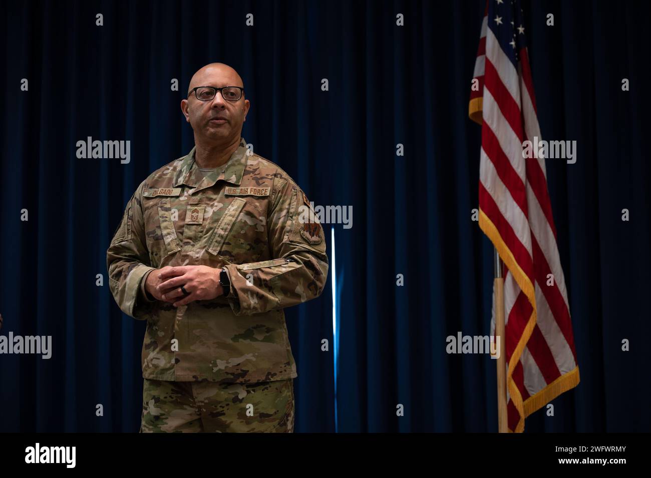 U.S. Air Force Chief Master Sgt. Keith Delgado, 102nd Medical Group ...