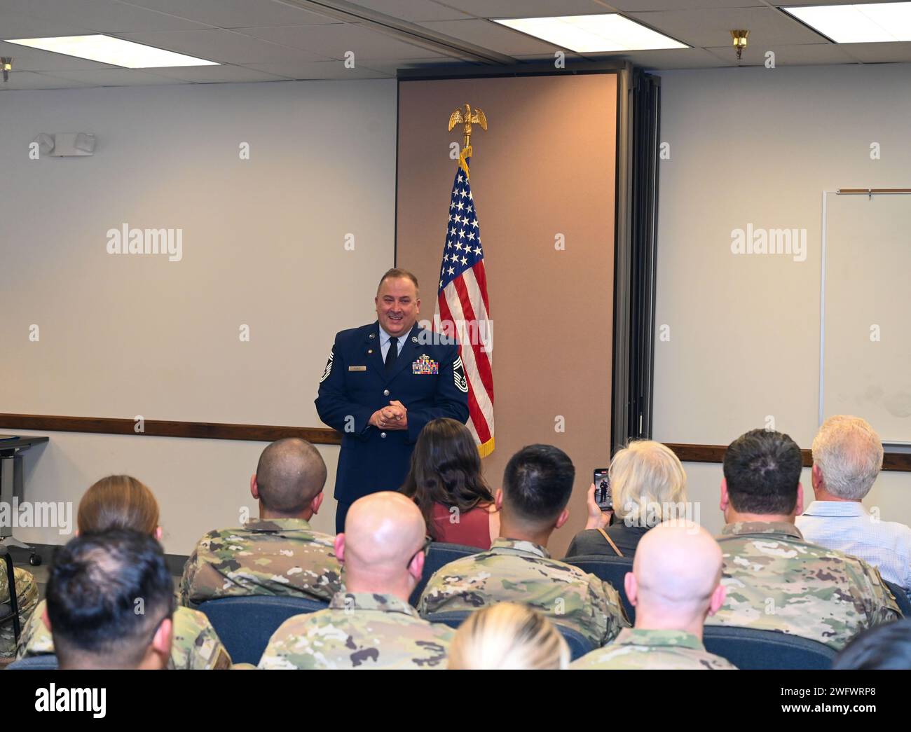 Retired Chief Master Sgt. Steven Purvis, former 74th Aerial Port ...