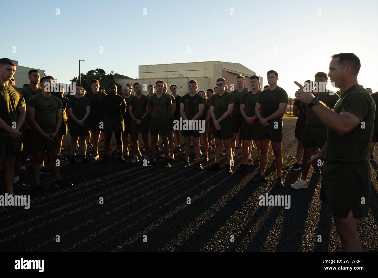 U.S. Marine Corps Lt. Col. Andrew Myers, commanding officer of Marine ...