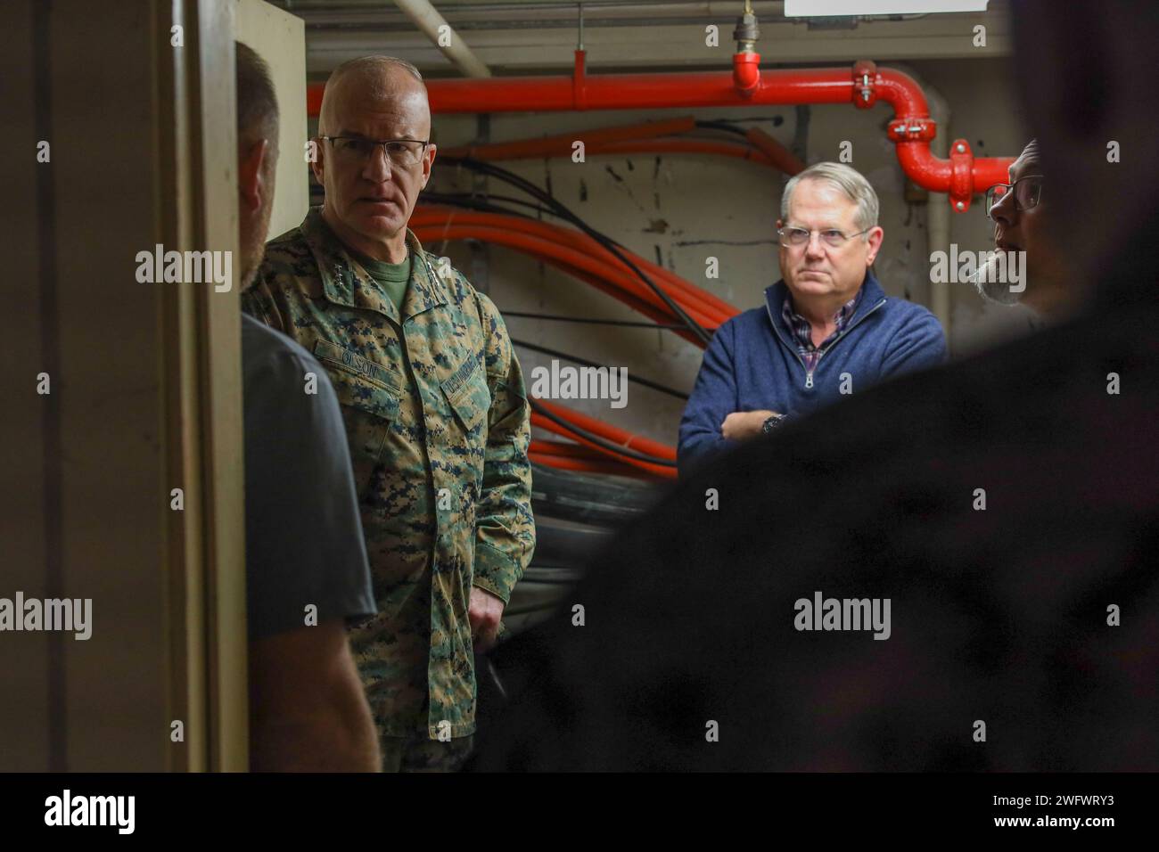 U.S. Marine Corps Lt. Gen. Gregg Olson, director, Marine Corps Staff ...