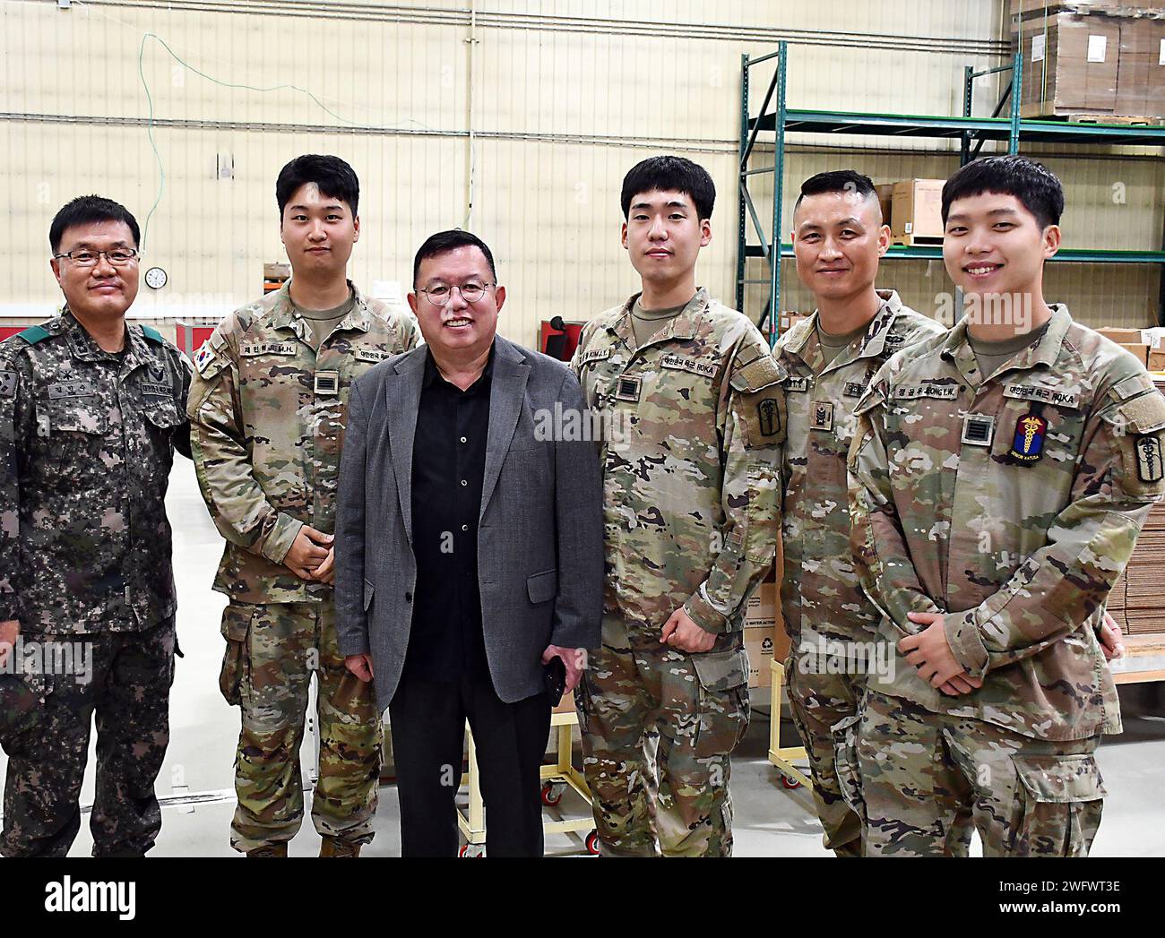 Korean Soldiers serving under the Korean Augmentation to the United ...