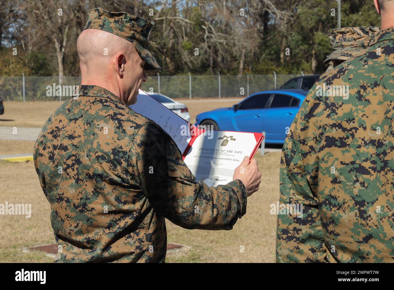 U.S. Marine Corps Sgt. Maj. Bryan Alfaro, sergeant major, Marine Corps ...