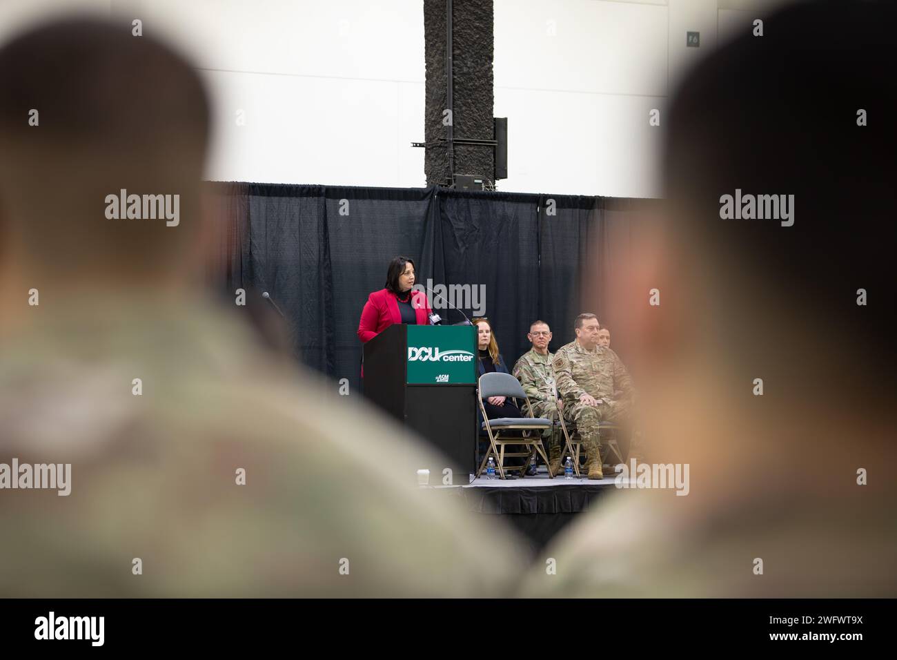 WORCESTER, Mass –During a large ceremony at the DCU Center, here ...