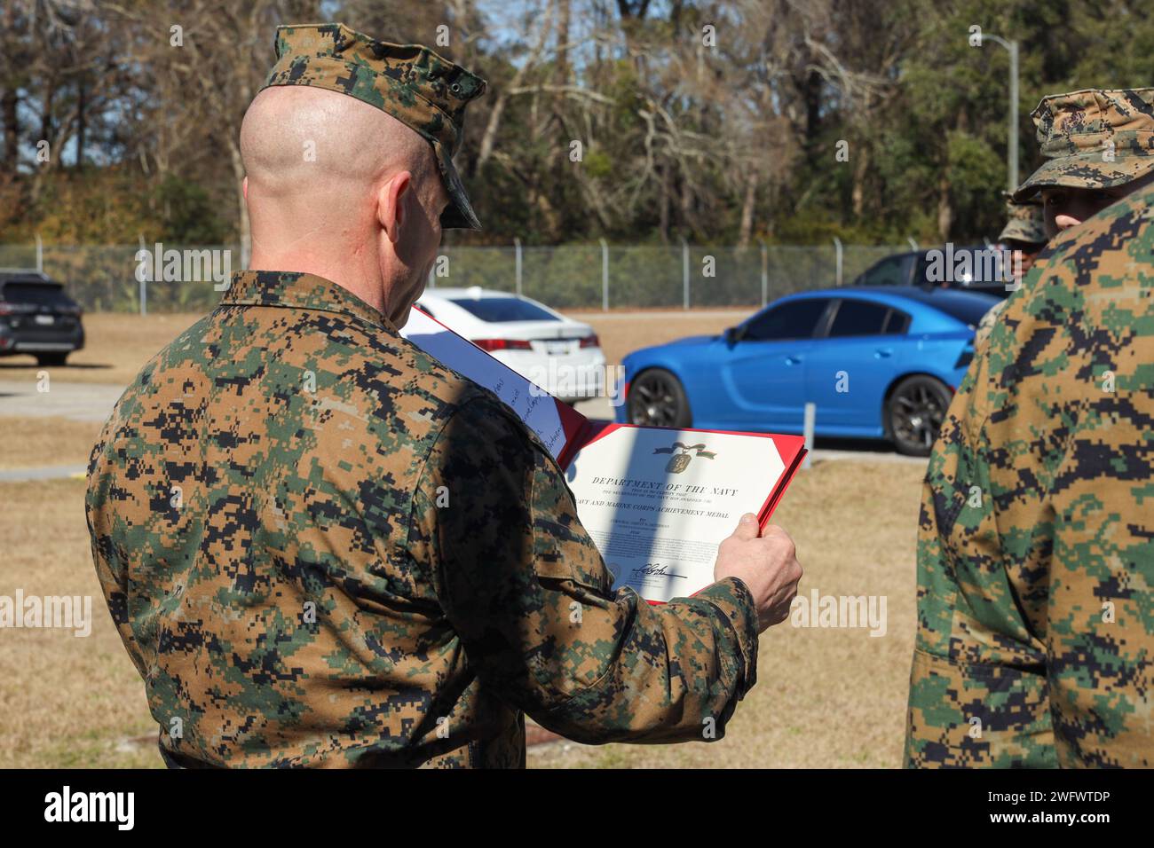 U.S. Marine Corps Sgt. Maj. Bryan Alfaro, sergeant major, Marine Corps ...