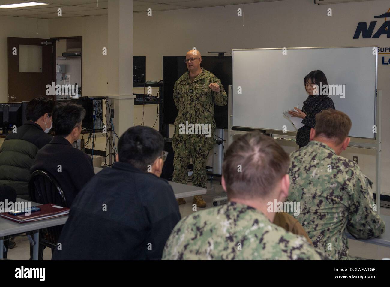 Rear Adm. Carl Lahti, Commander, Navy Region Japan/ Commander, U.S ...