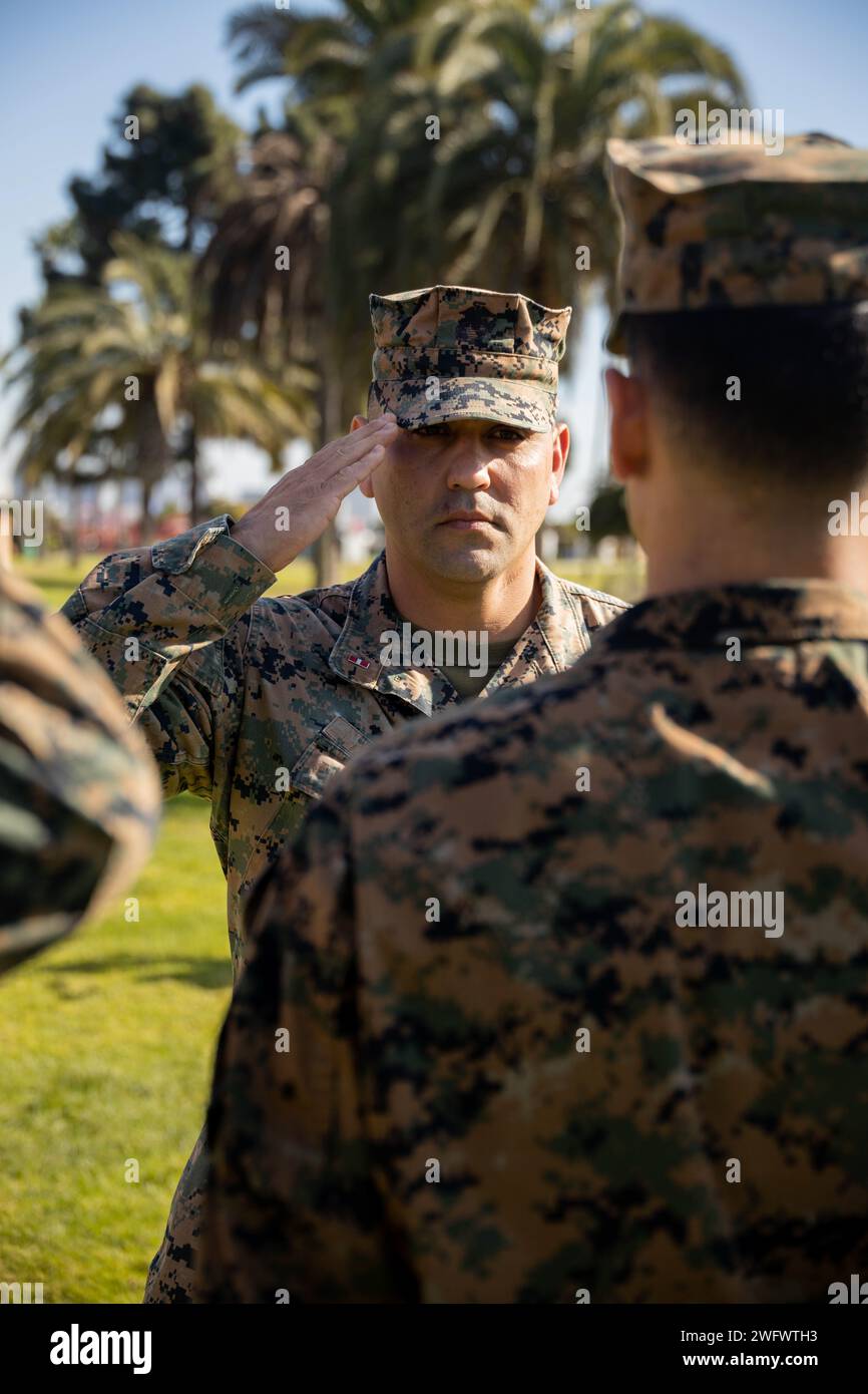 U.S. Marine Corps Chief Warrant Officer 3 Alberto F. Boy with ...