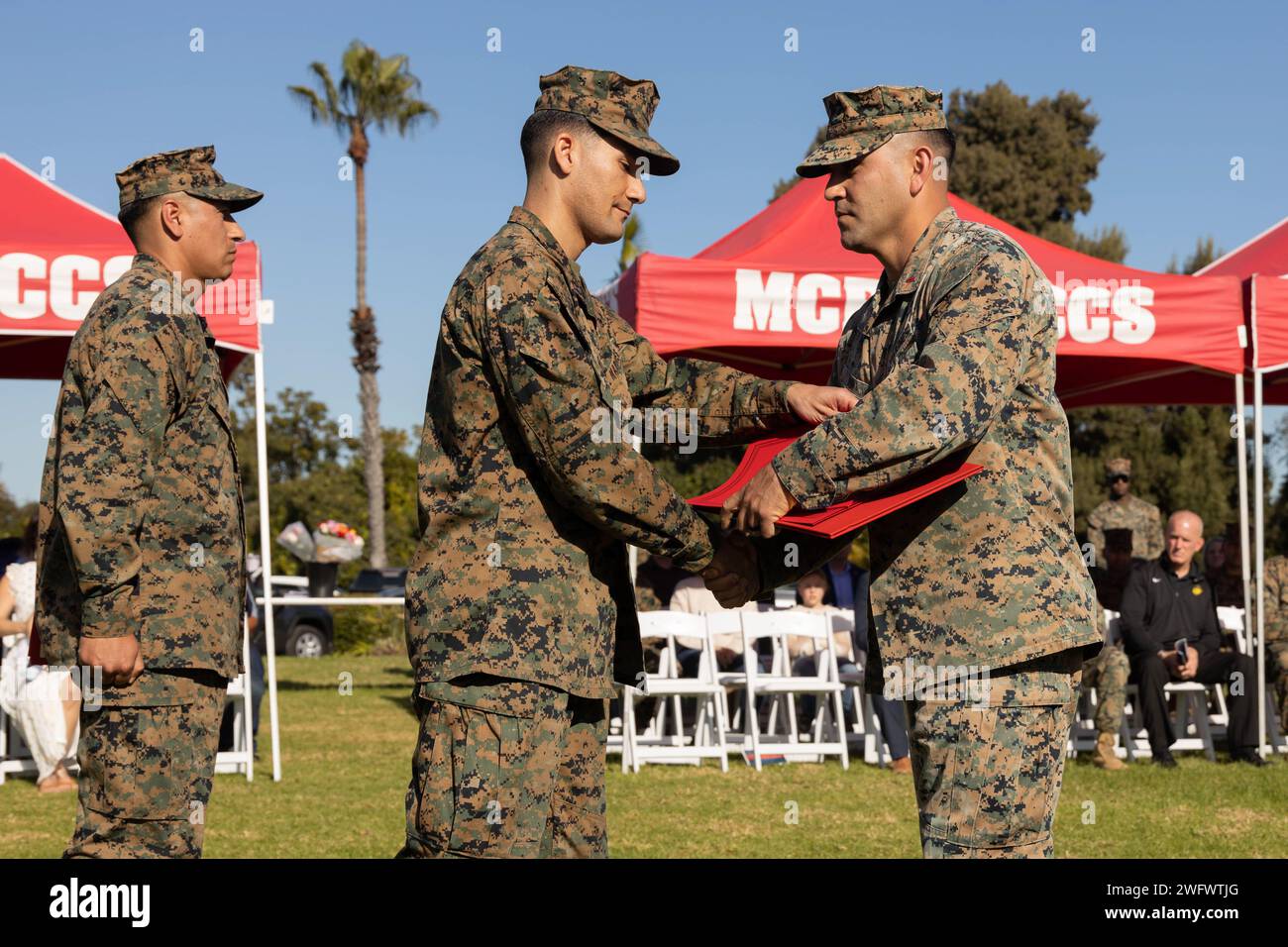 U.S. Marine Corps Chief Warrant Officer 3 Alberto F. Boy with ...