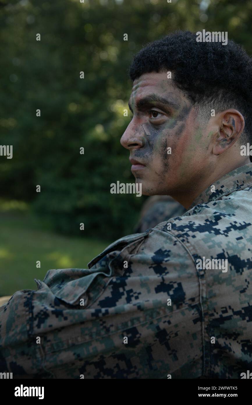 U.S. Marine Corps Cpl. Jose Umanzor, student, Corporals School, Marine ...