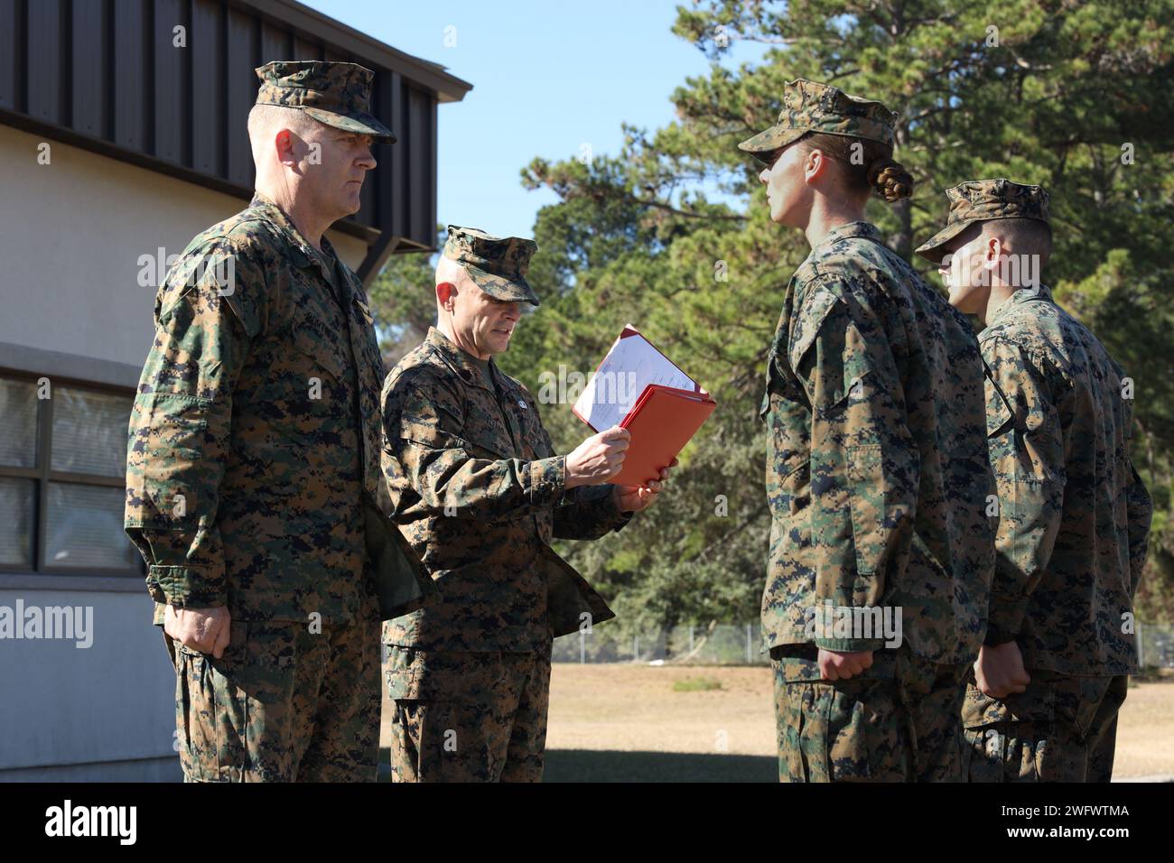 U.S. Marine Corps Sgt. Maj. Bryan Alfaro, sergeant major, Marine Corps ...
