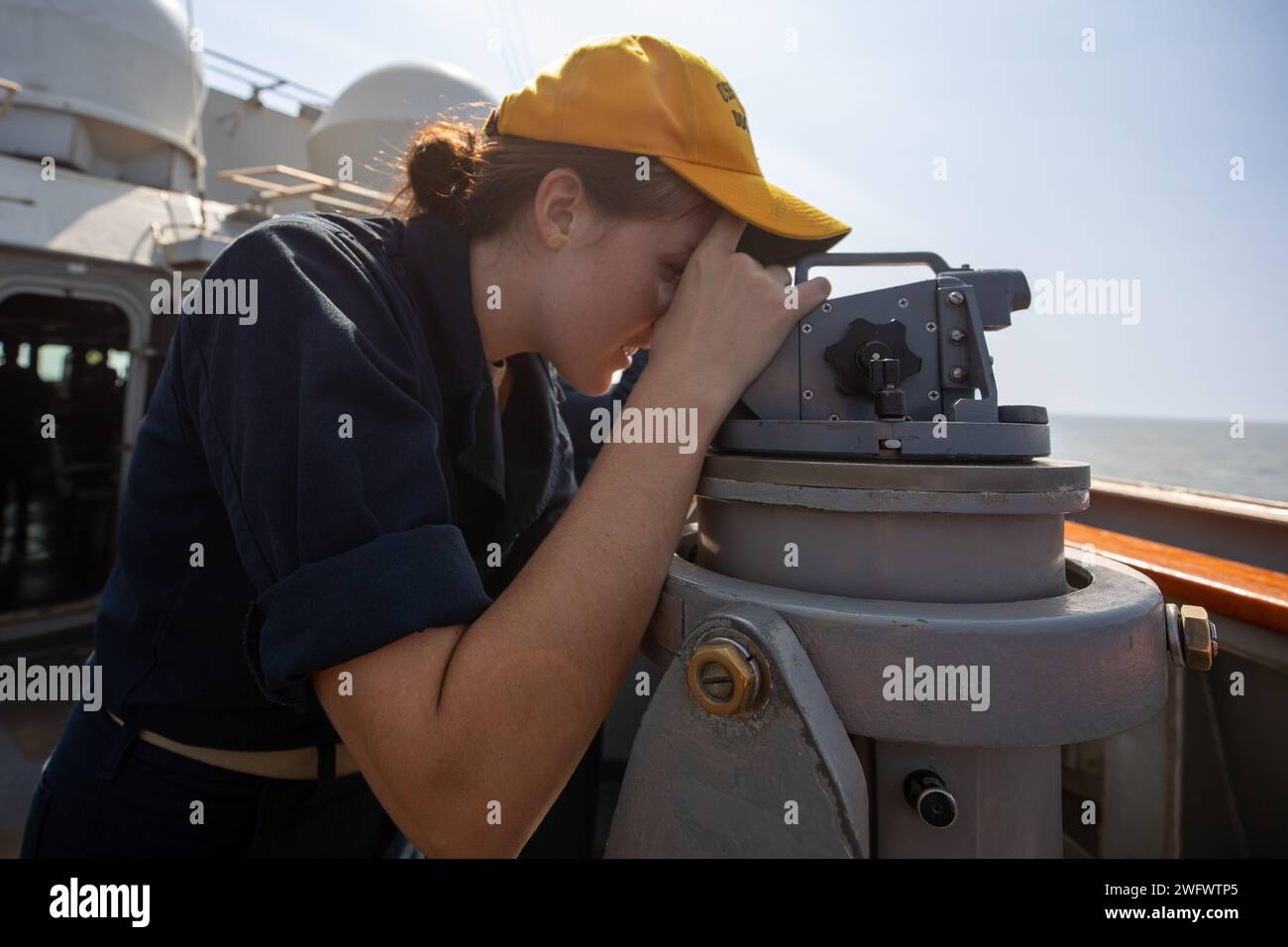 240101-N-DY413-2030 GULF OF ADEN (Jan. 1, 2024) Lt. Kathryn Patrick ...