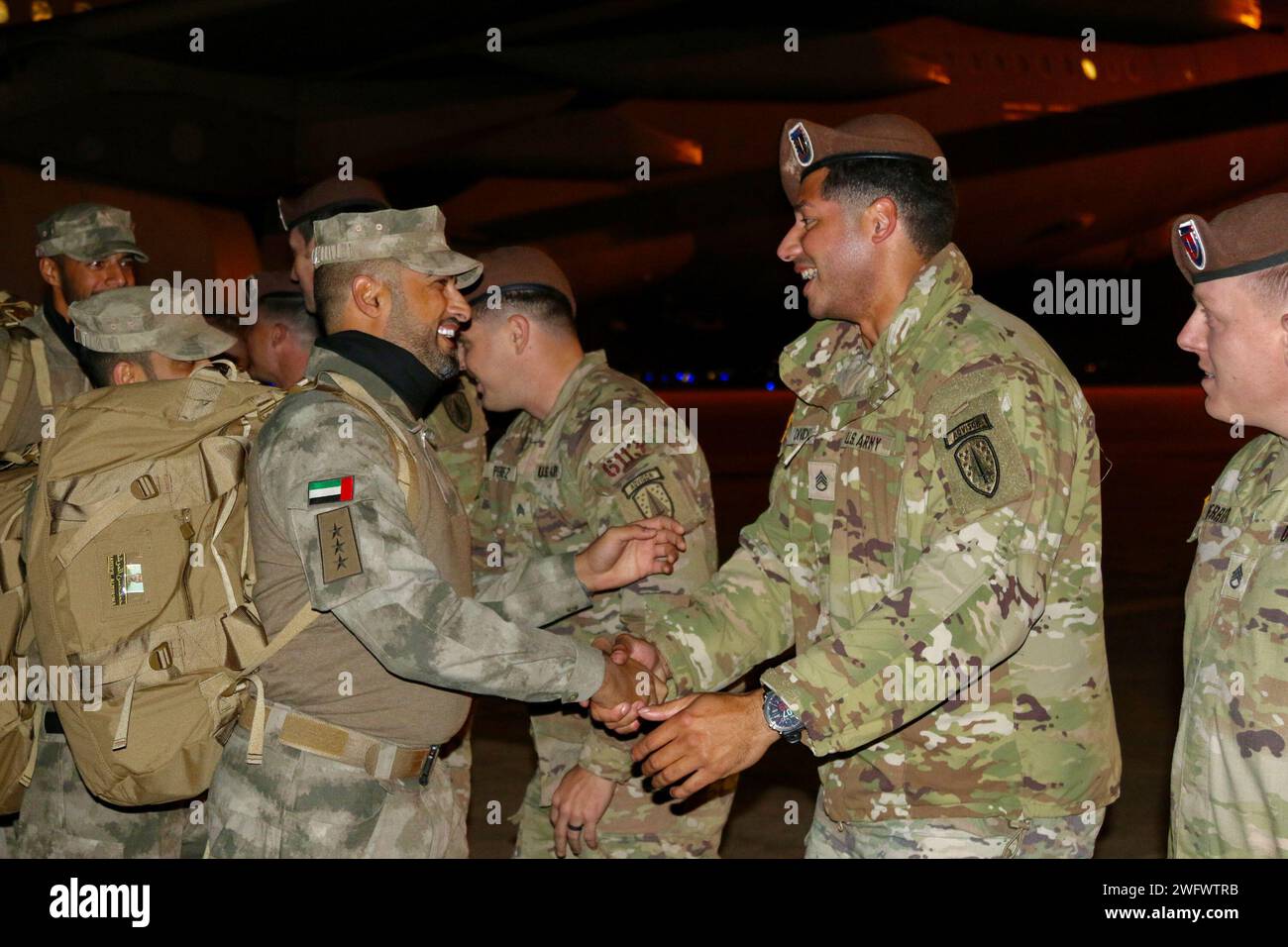 United Arab Emirates troops from the 11th Mountain Battalion are ...