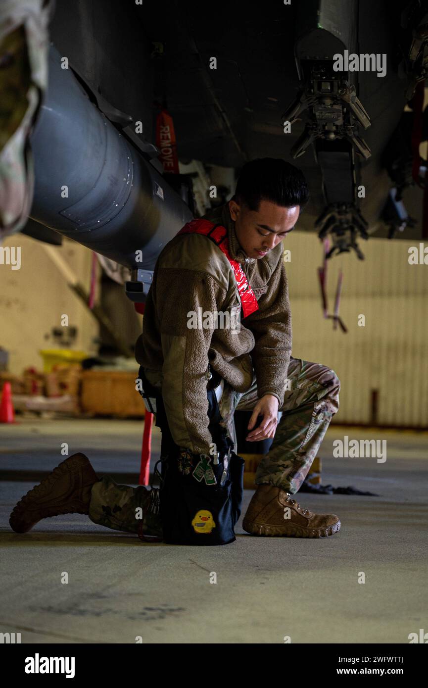 U.S. Air Force Senior Airman Jerick Corpuz, 494th Fighter Generation ...