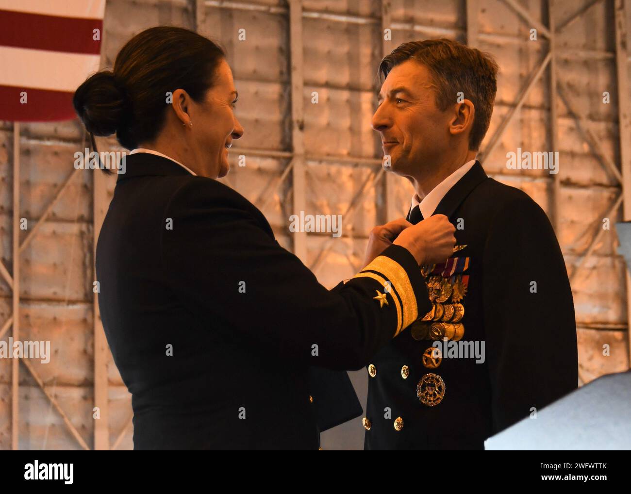 NAS PATUXENT RIVER, Maryland (Jan. 10, 2024) – Rear Adm. Nancy Lacore ...