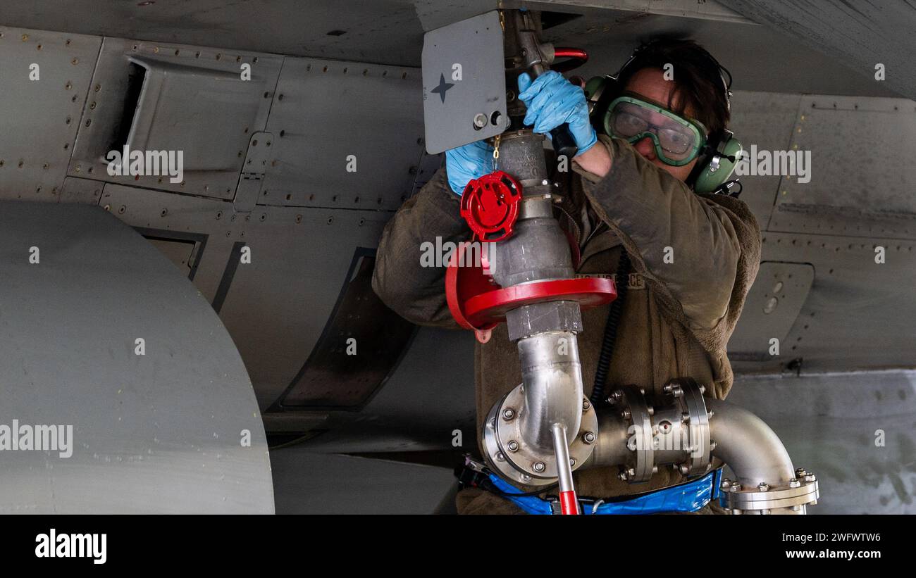 Senior Airman Robert Klassen, 35th Fighter Generation Squadron F-16 ...