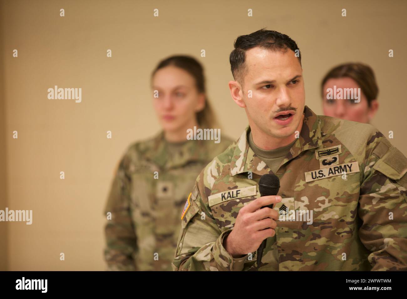 U.S. Army Reserve Staff Sgt. Myles Kalf, 323rd Military Intelligence ...