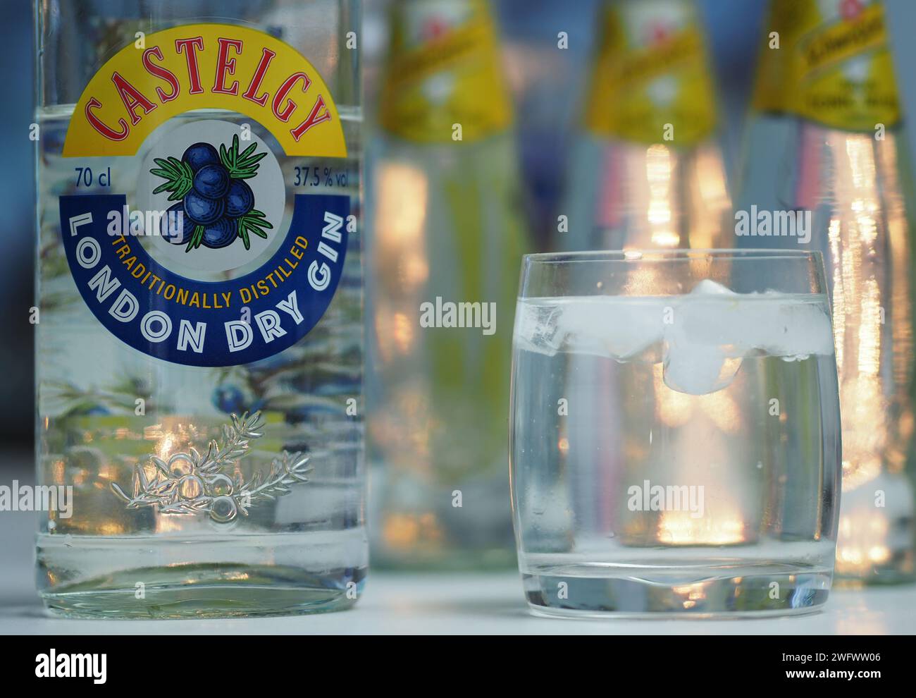 Germany. 01st Feb, 2024. In this photo illustration a bottle of ...