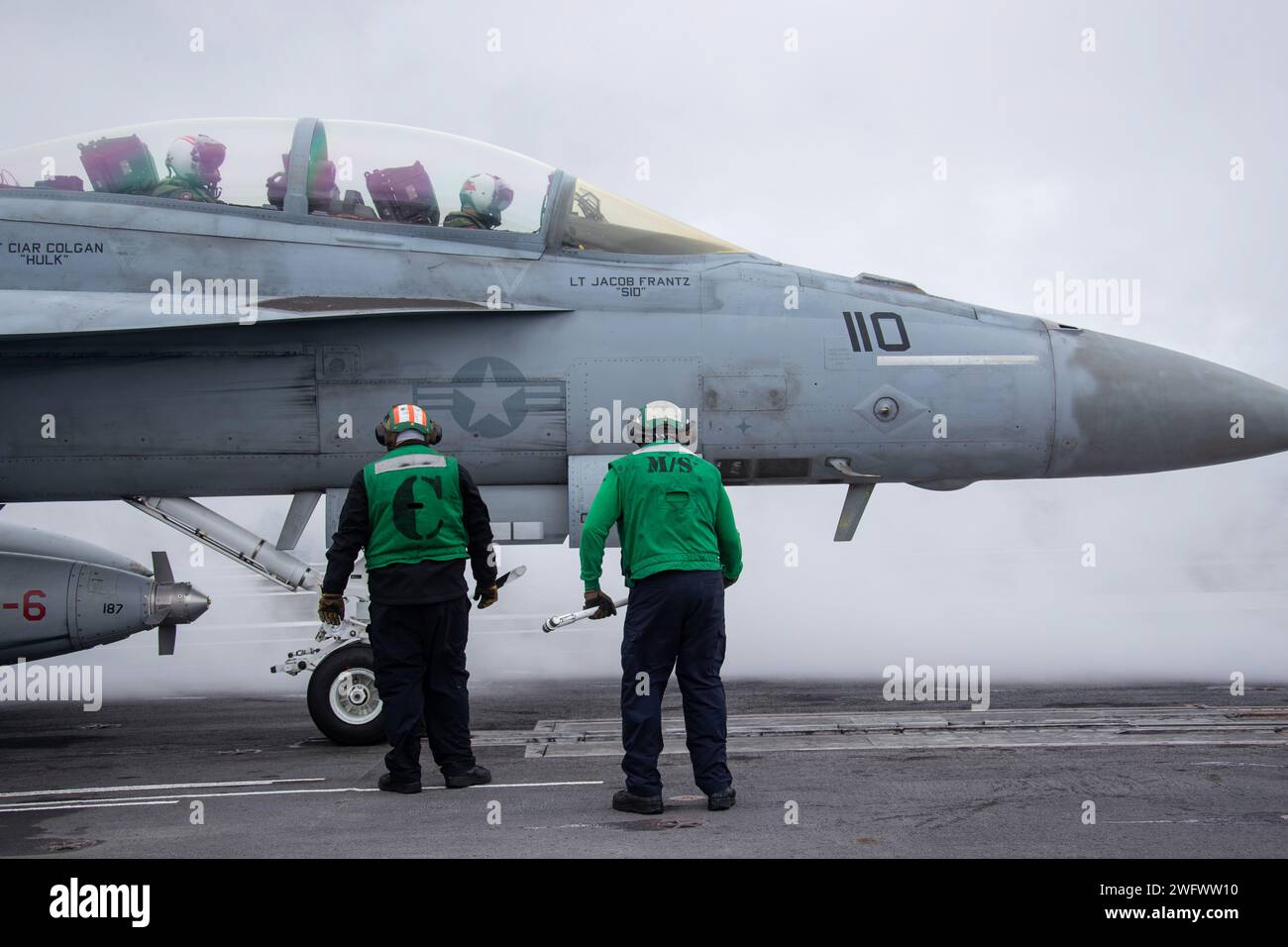 240123-N-ED228-1310 PACIFIC OCEAN (Jan. 23, 2024) Airman Christian ...