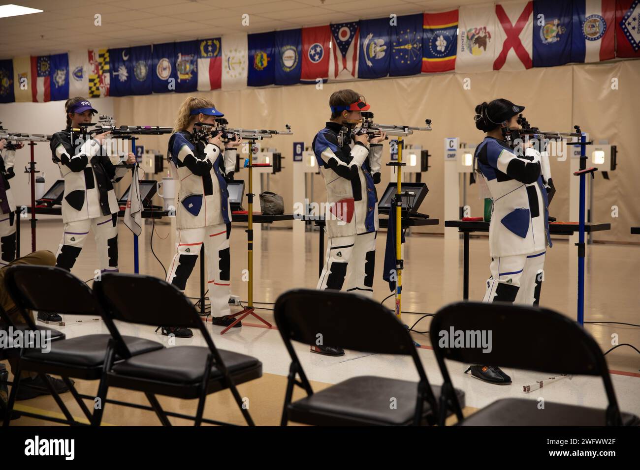 U.S. Army Sgt. Sagen Maddalena competes in the USA Shooting Air Gun ...