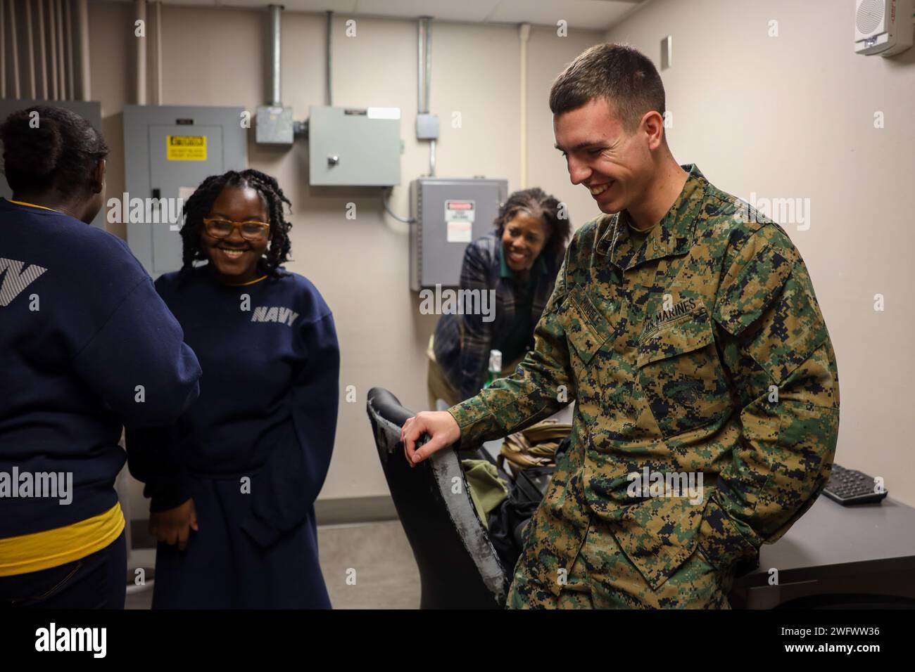 U.S. Marine Corps Cpl. Tyler Mugele, air traffic controller ...
