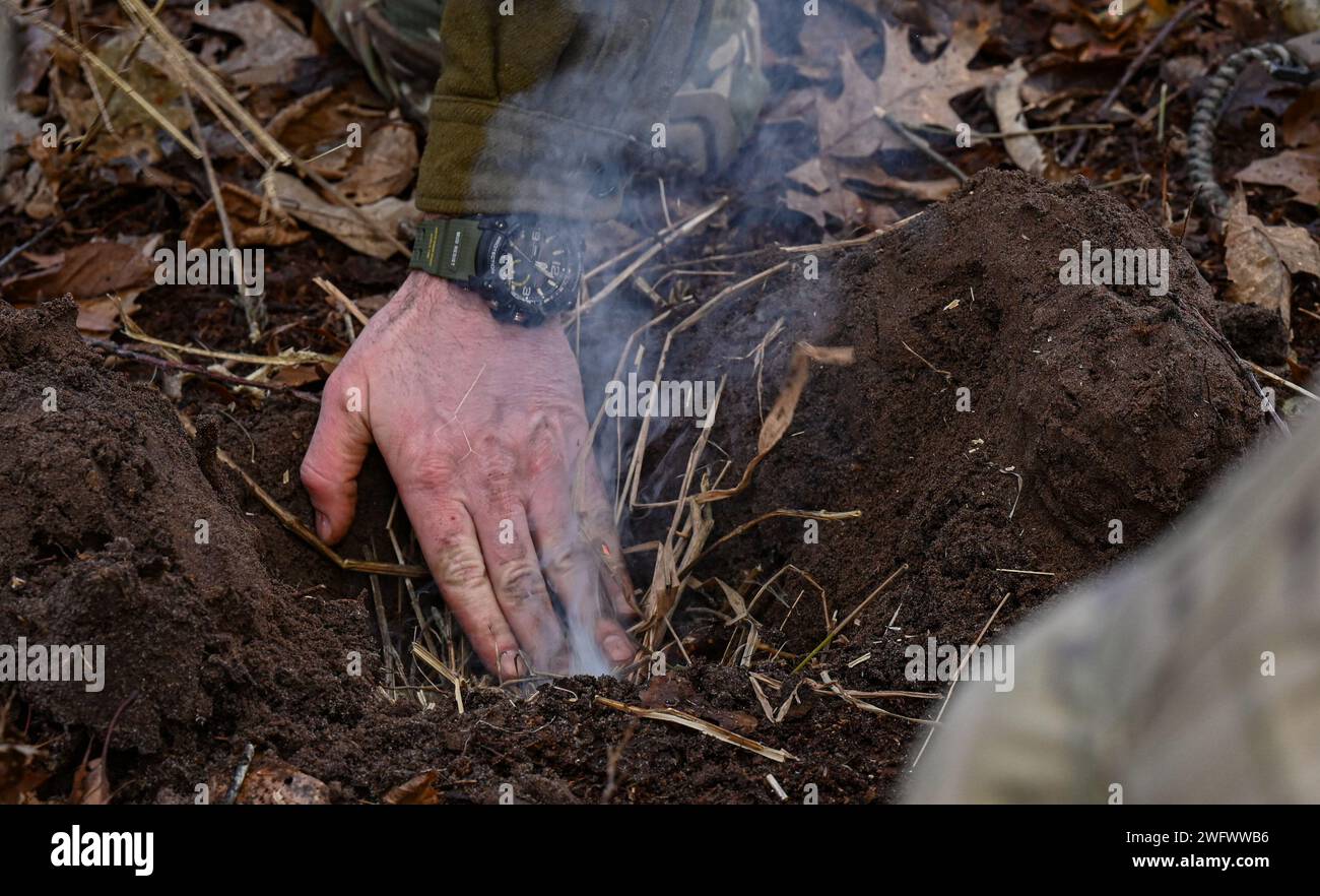 A U.S. Air Force survival, evasion, resistance and escape instructor ...