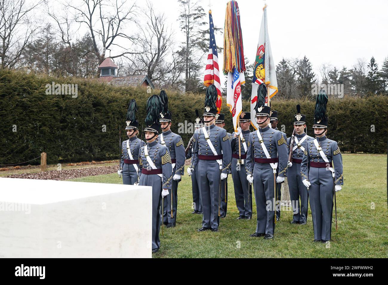A contingent from the U.S. Military Academy participated in the ...