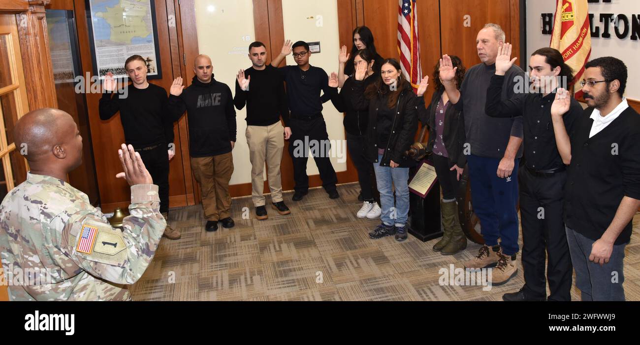 U.S. Army Col. Brian Jacobs, Fort Hamilton garrison commander ...