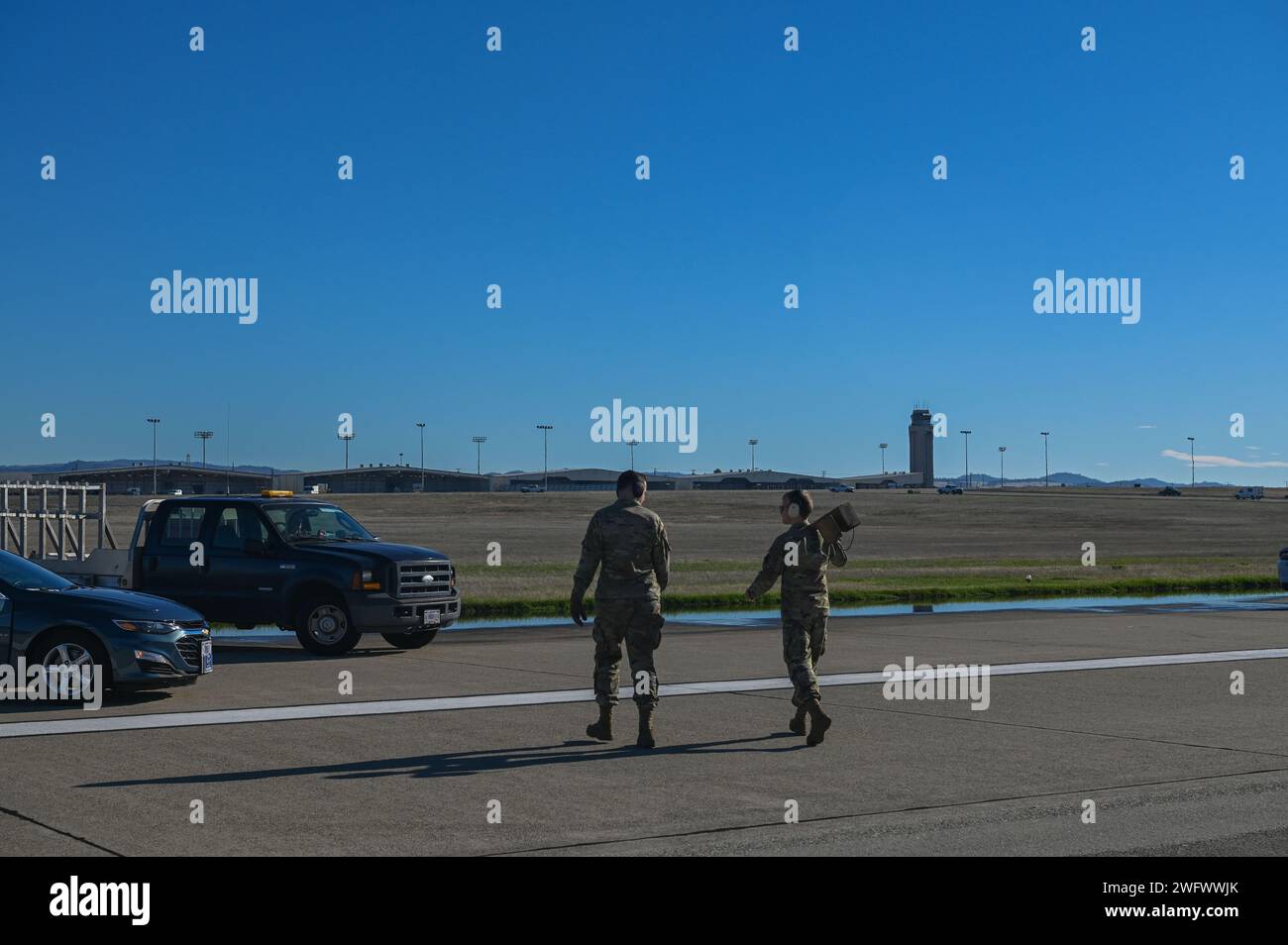 U.S. Air Force Senior Airman Joseph Aliotti and U.S. Air Force Airman ...