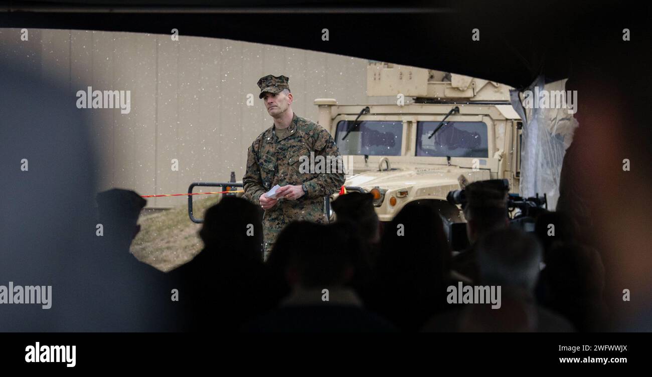 U.S. Marine Corps Lt. Col. David Kelm, the battalion commander of 4th ...