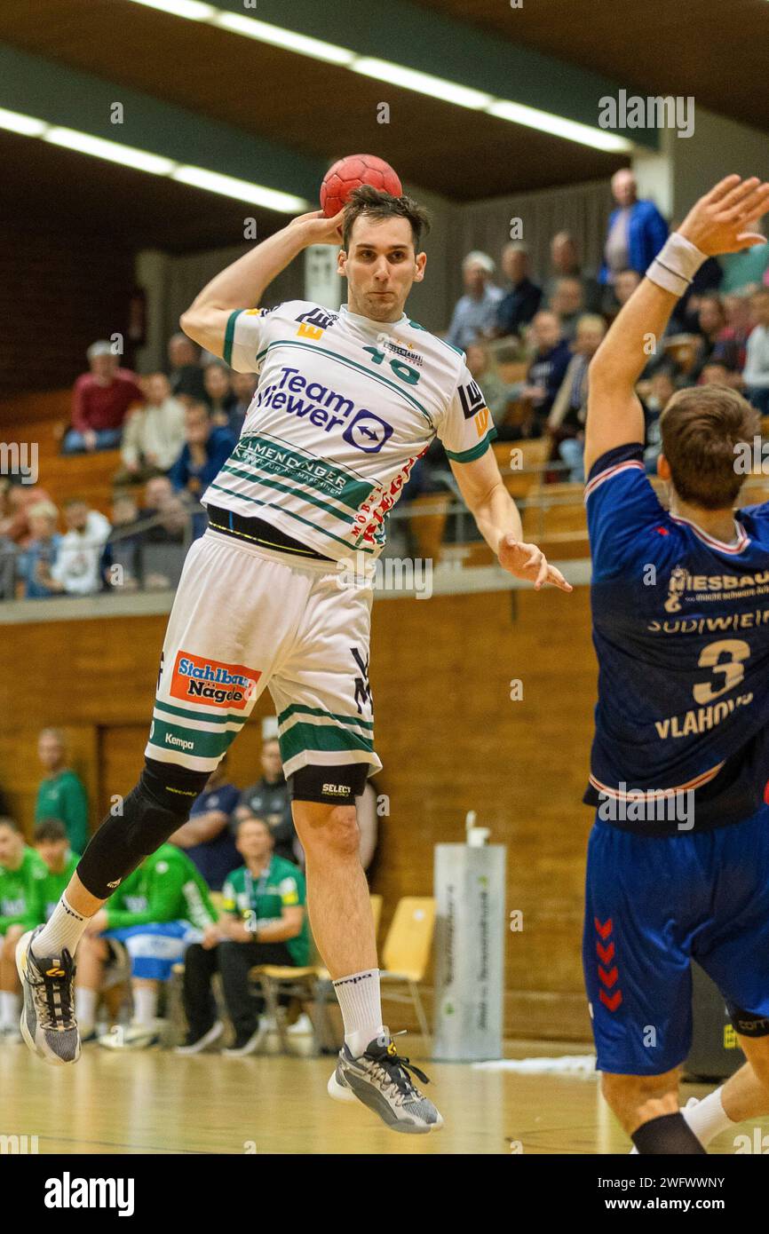 Testspiel, Spielzeit 2023/2024, 01.02.2024 , Josip Sarac (FRISCH AUF ... Testspiel, Spielzeit 2023/2024, 01.02.2024 , Josip Sarac (FRISCH AUF ...