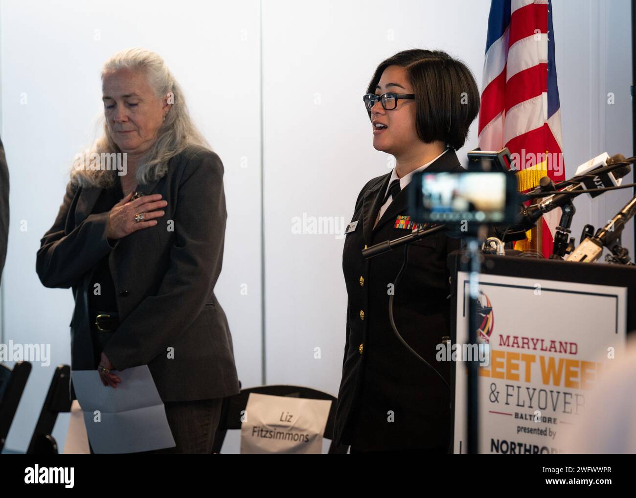 BALTIMORE (January 24, 2024) - Rear Admiral Nancy Lacore, commandant ...
