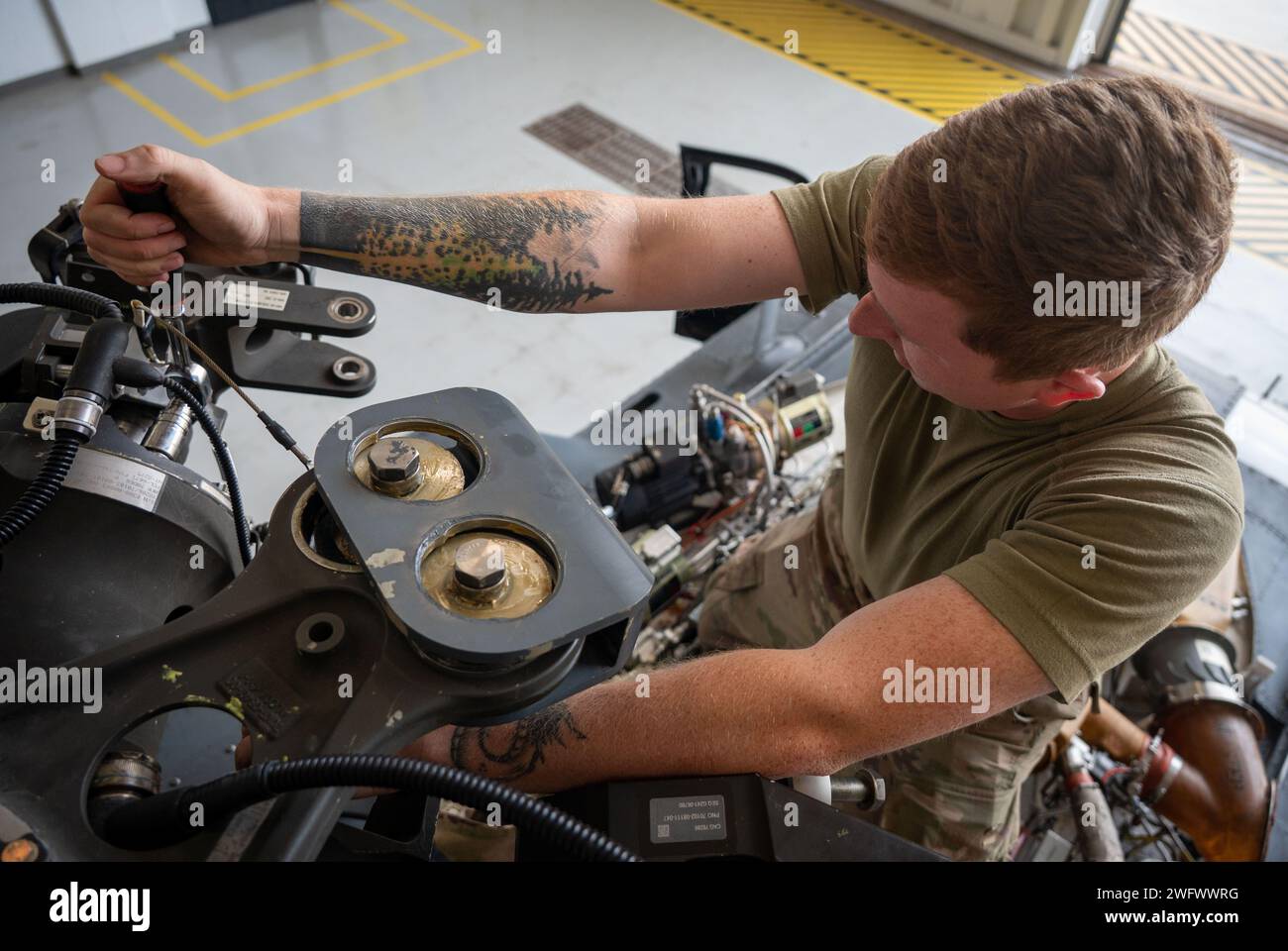 Staff Sgt. Chance Tabor, 920th Aircraft Maintenance Squadron avionics ...