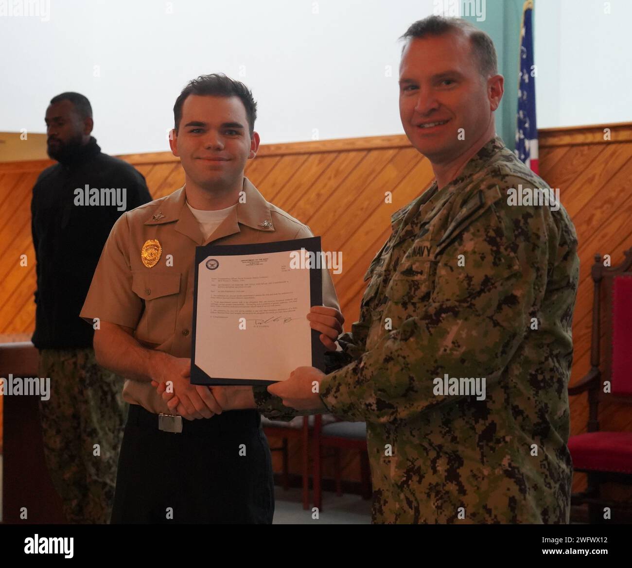 Yorktown, Va. (January 30, 2024) MA3 Peyton Pankey, assigned to Naval ...