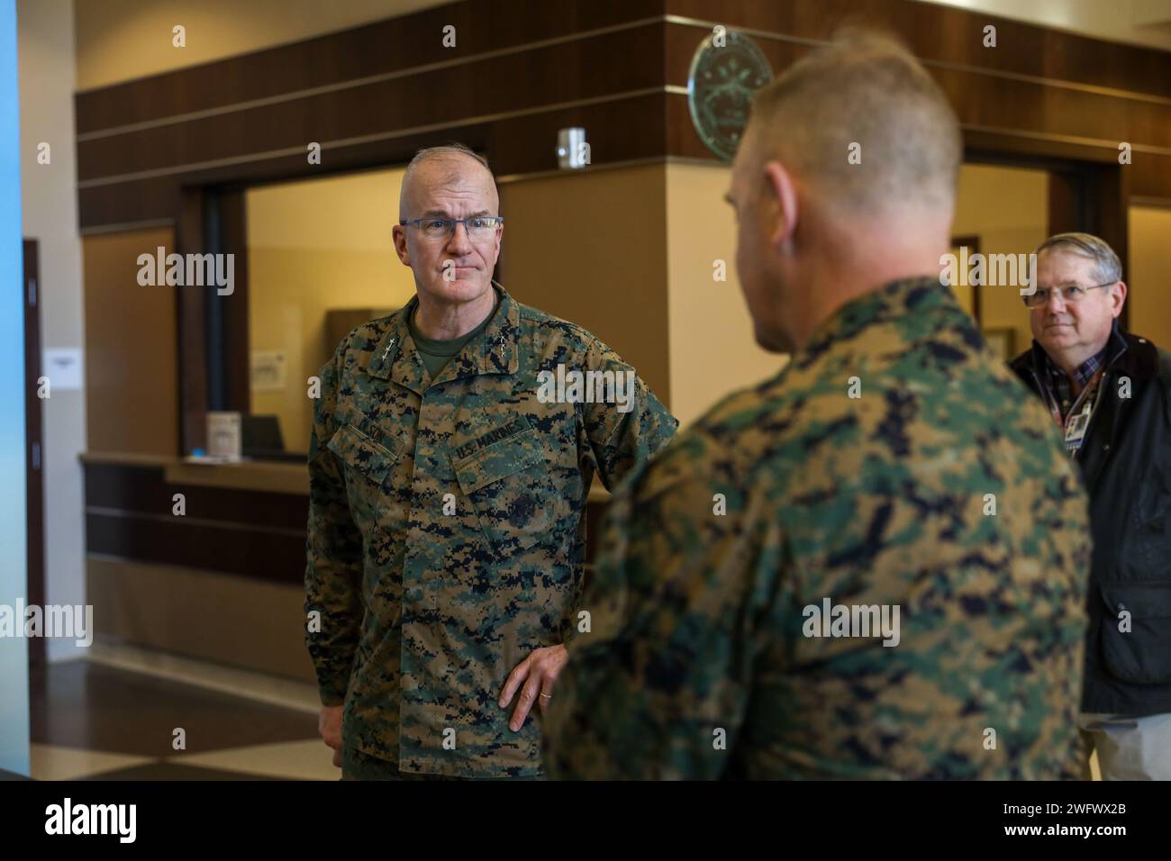 U.S. Marine Corps Lt. Gen. Gregg Olson, director, Marine Corps Staff ...