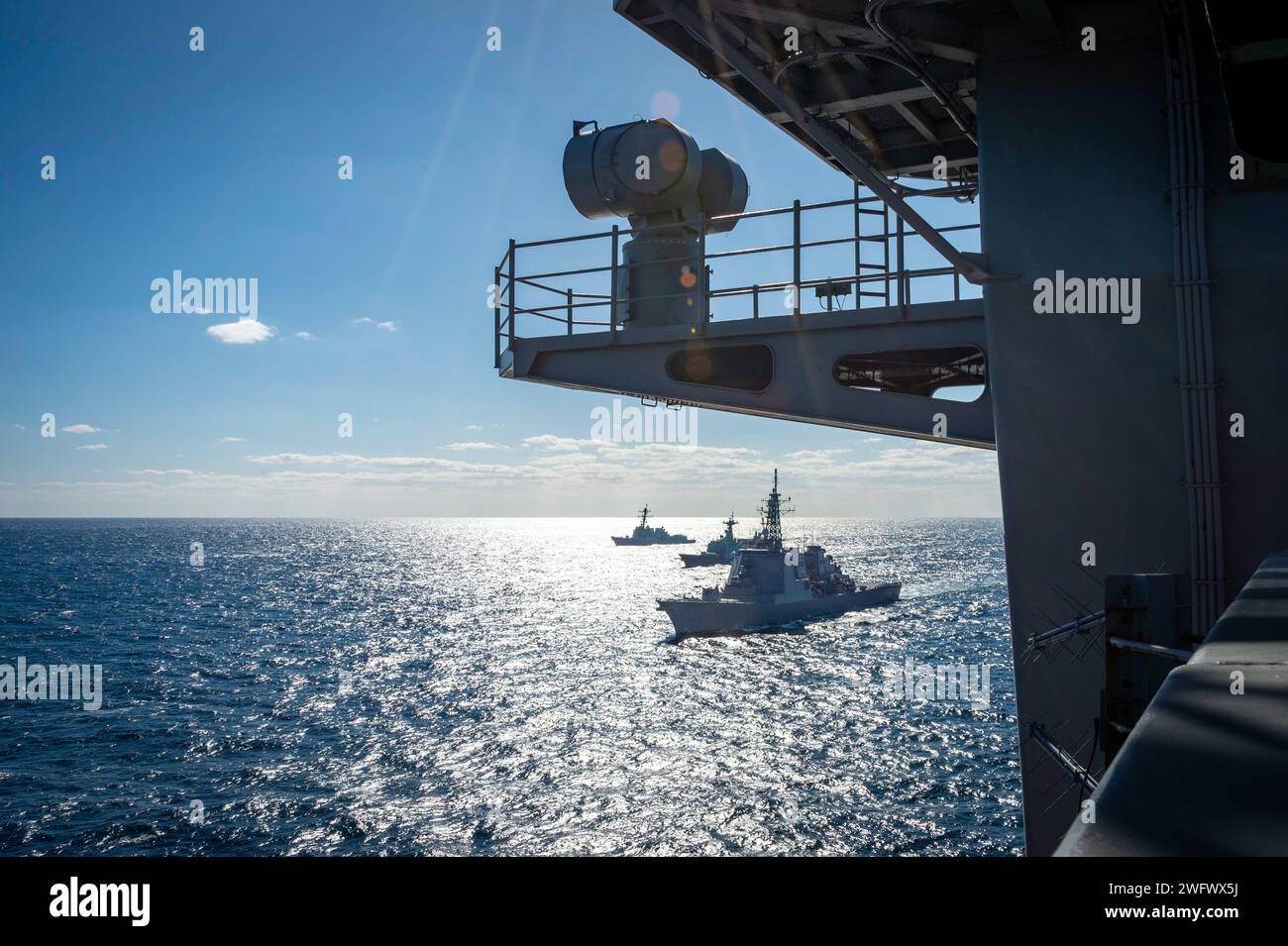 240116-N-TD381-1110 AT SEA (Jan. 16, 2024) The Nimitz-class aircraft ...