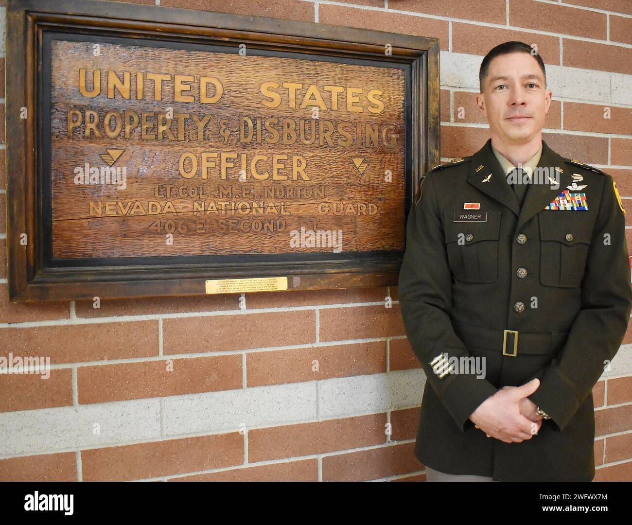 Lt. Col. Andrew Wagner, the 10th USPFO for Nevada since the conclusion ...