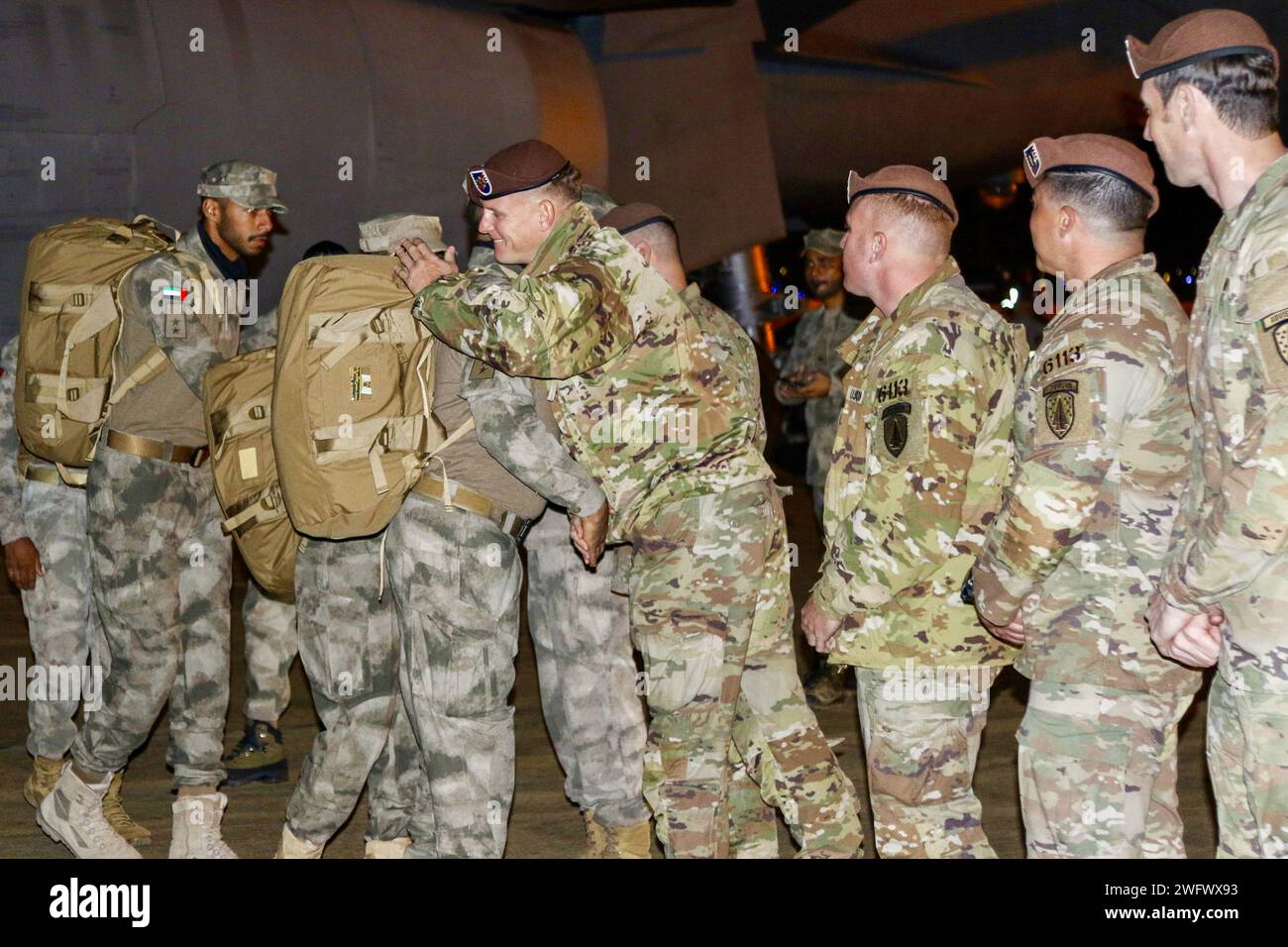 United Arab Emirates troops from the 11th Mountain Battalion are ...