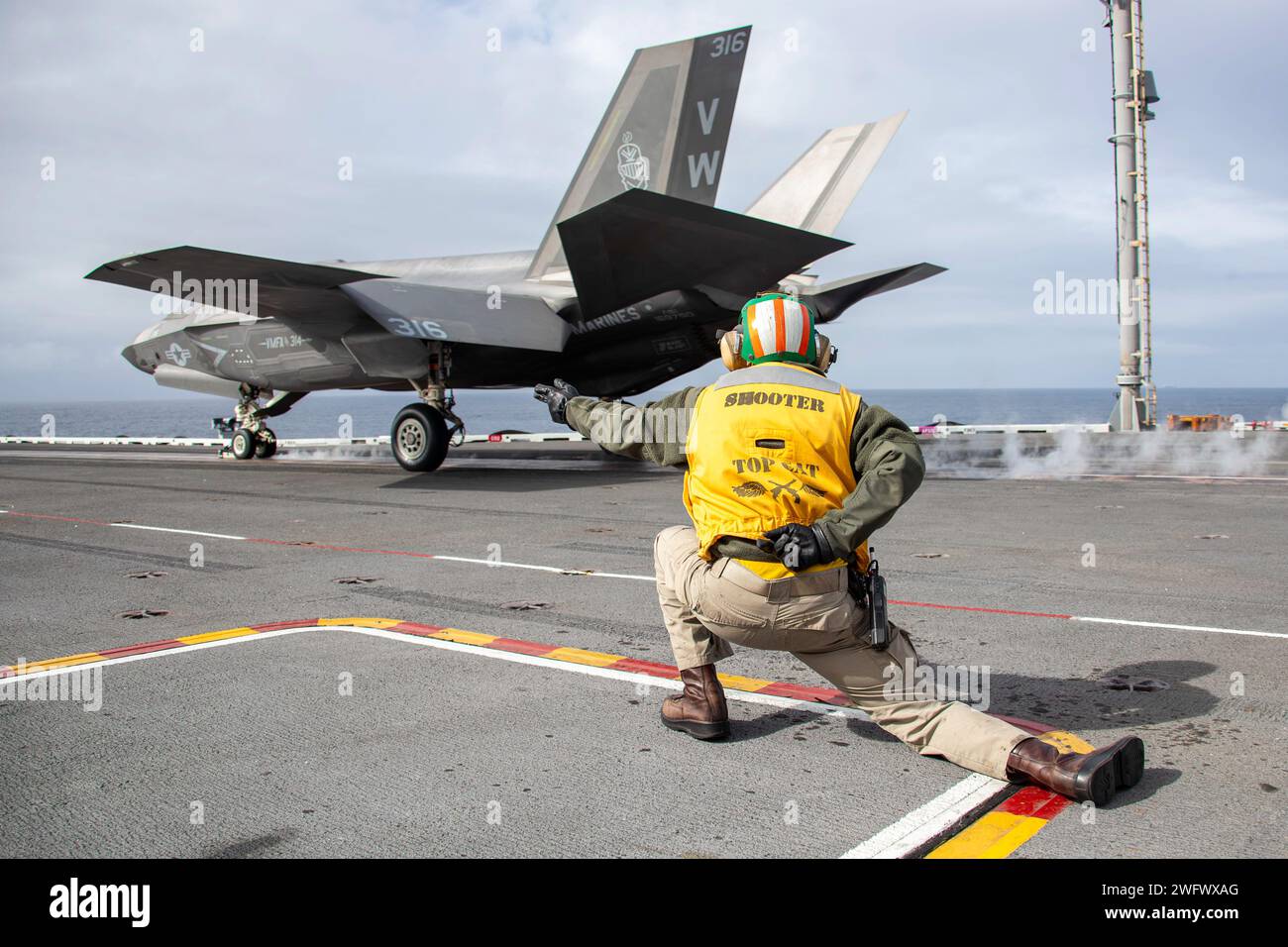 240121-N-ED228-2410 PACIFIC OCEAN (Jan. 21, 2024) Lt. Cmdr. Sean Smith ...