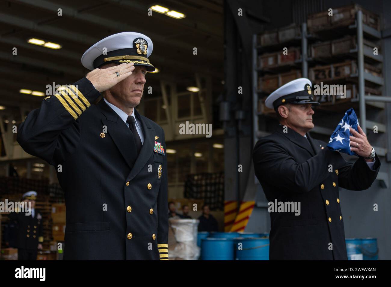 240120-N-LM220-1224 PACIFIC OCEAN (Jan. 20, 2024) Capt. Pete Riebe ...