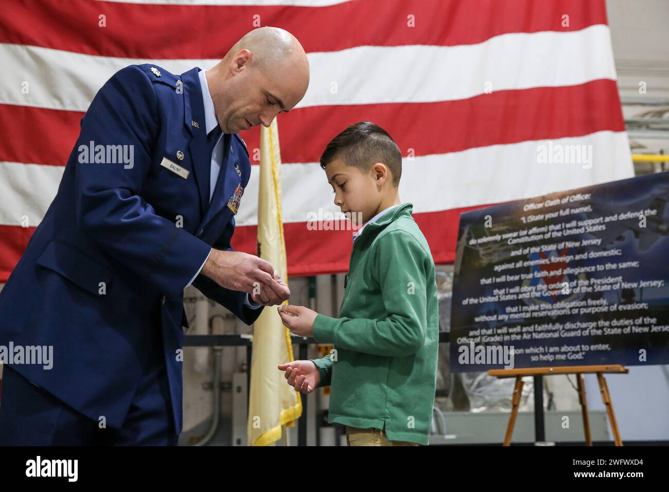 U.S. Air Force Col. Eric A. Balint, 177th Mission Support Group ...