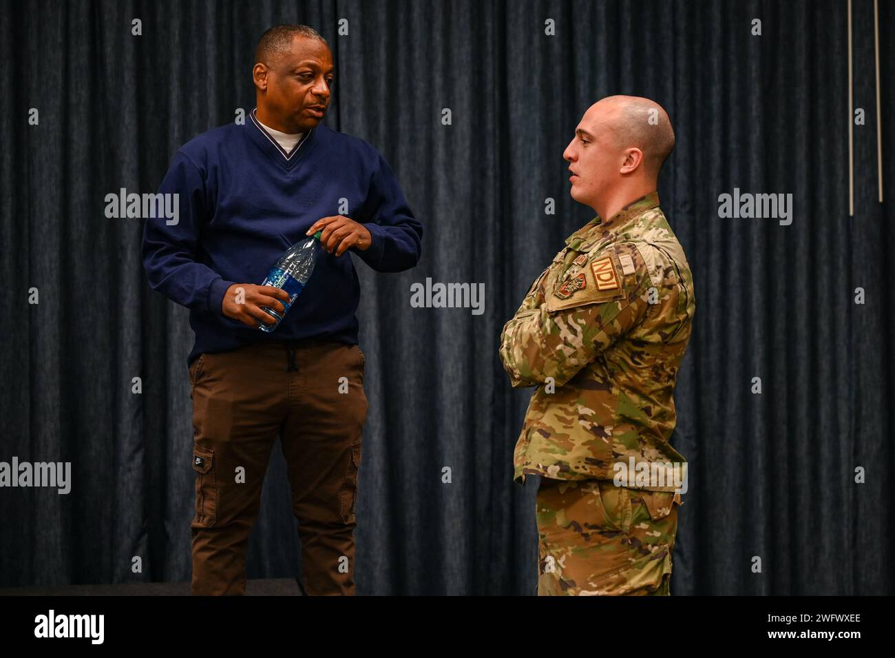 Retired Chief Master Sgt. Anthony Brinkley, a motivational speaker and ...