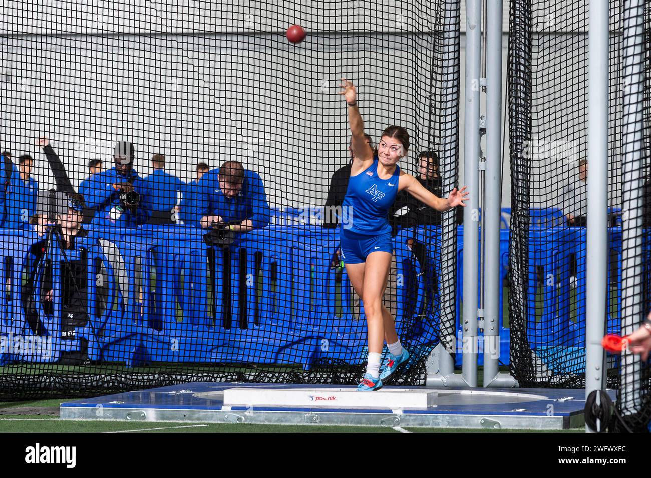U.S. AIR FORCE ACADEMY, Colo. -- U.S. Air Force’s Kayla Beach competes ...