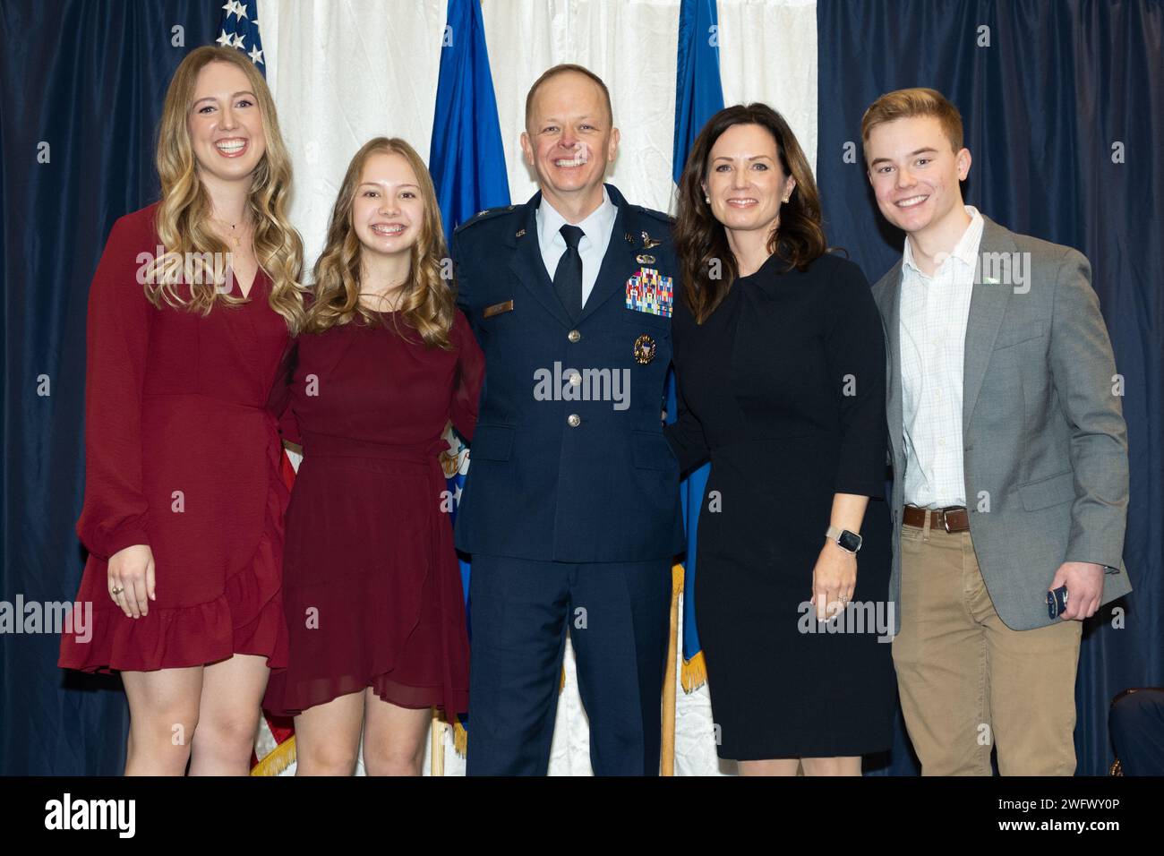 U.S. Air Force Brig. Gen. Derek Salmi, 60th Air Mobility Wing commander ...