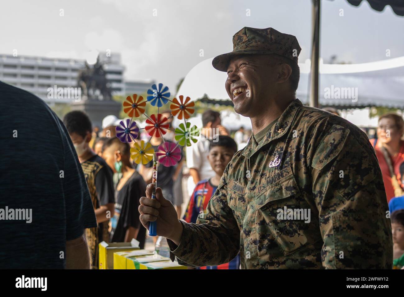 U.S. Marine Corps Maj. Isaac Tibayan, the Humanitarian Mine Action (HMA ...