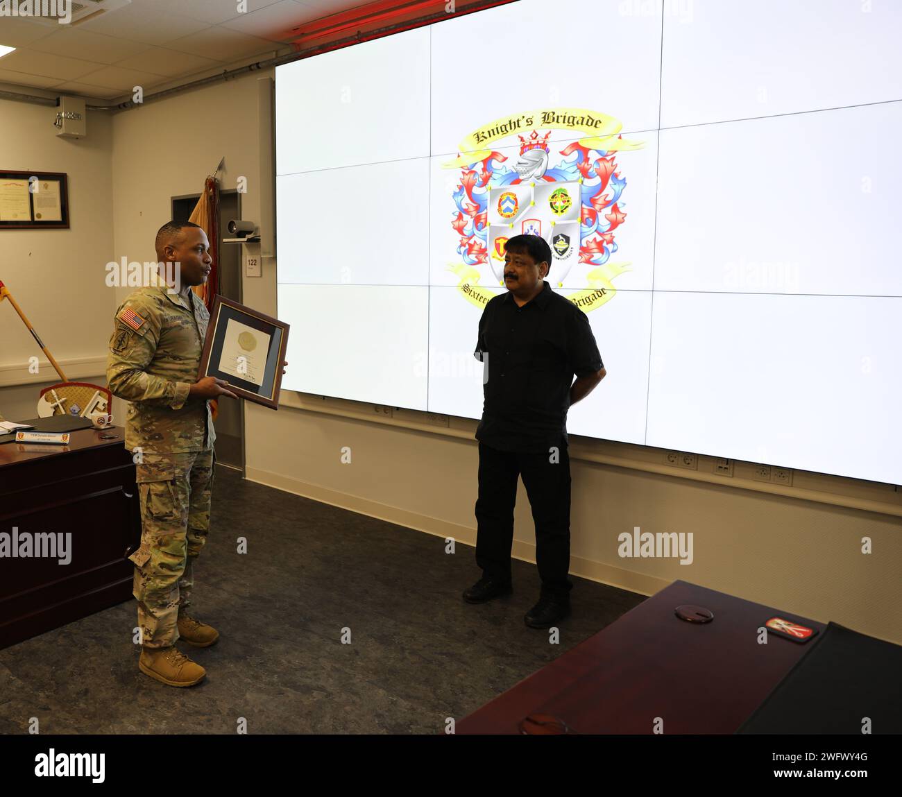 U.S. Army Maj. Gen. Ronald Ragin, commanding general, 21st Theater ...